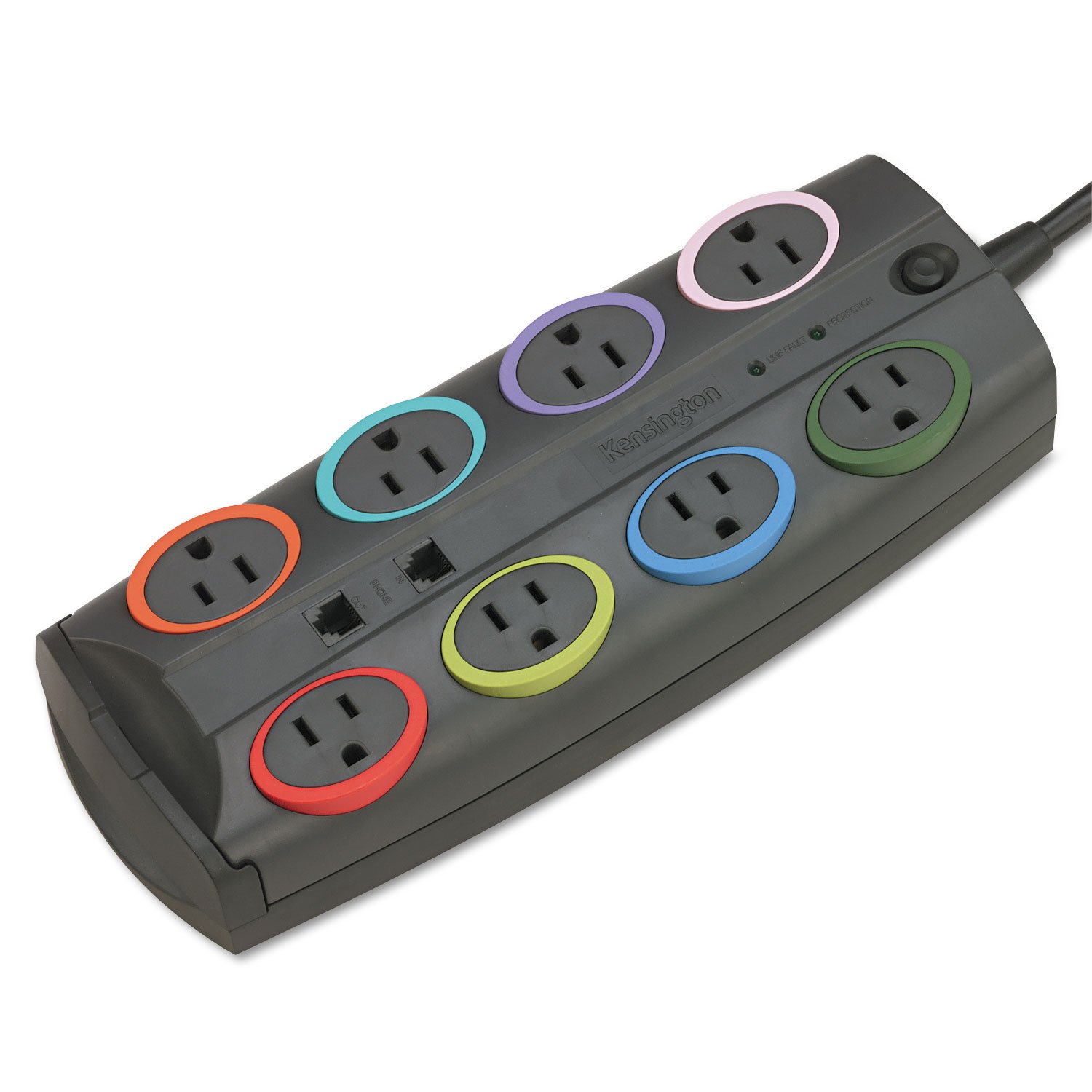 Amazon.com: SmartSockets Premium Color-Coded Eight-Outlet Adapter Model ...