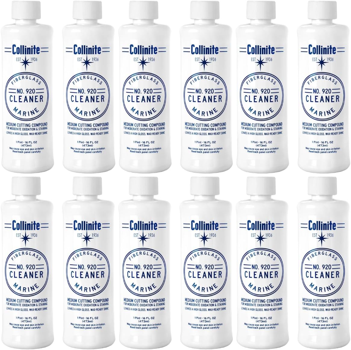 Amazon.com: Collinite No. 920 Fiberglass Marine Cleaner, 16 Fl Oz - 12 ...