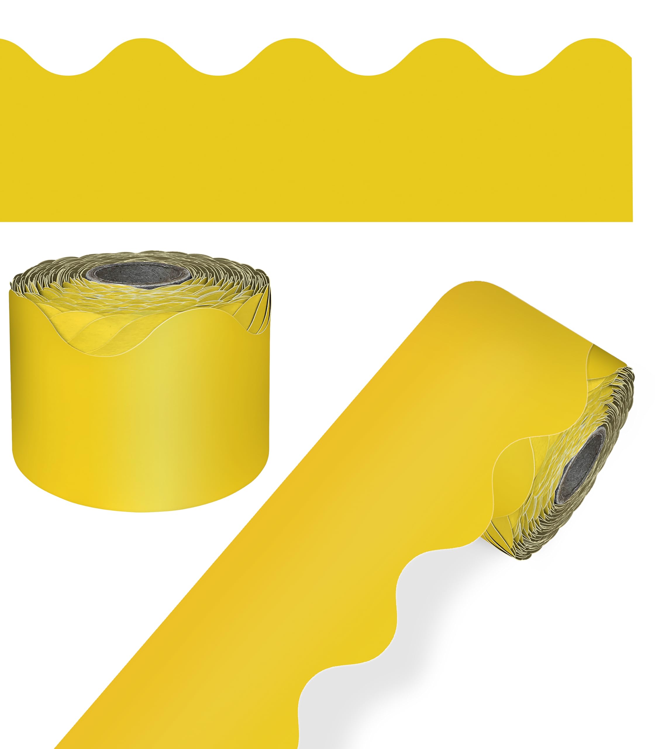 Snapklik.com : Carson Dellosa 65ft Yellow Bulletin Board Borders, Roll ...