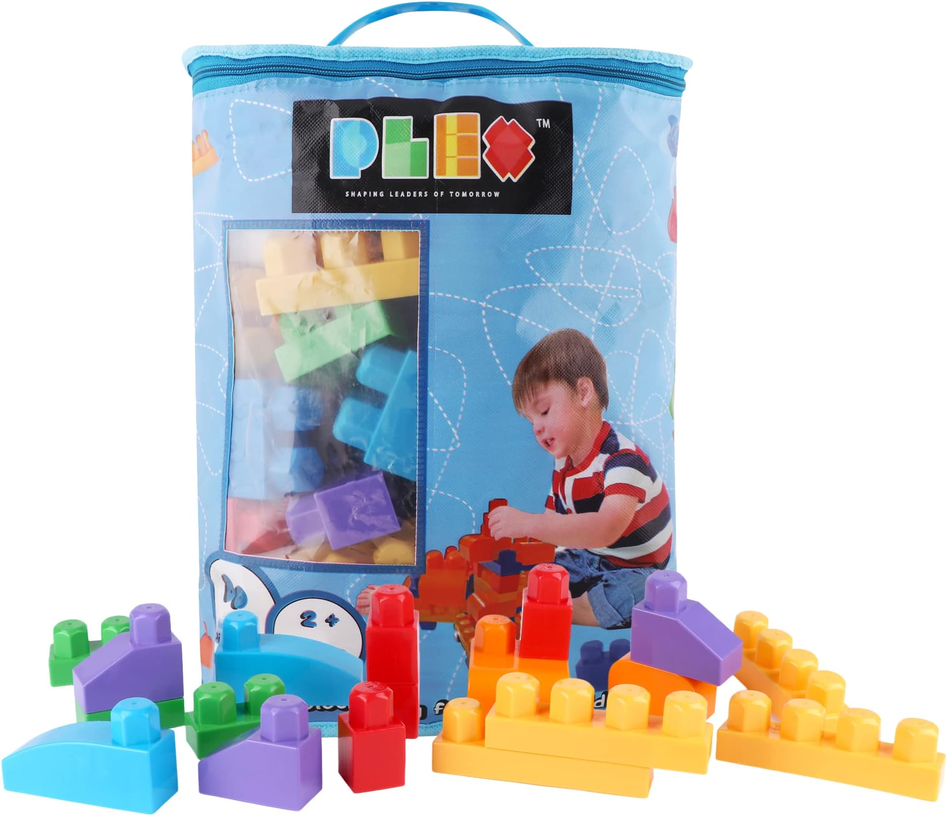 Plex Building Blocks Bag Pack - Pink : Amazon.in: Toys & Games