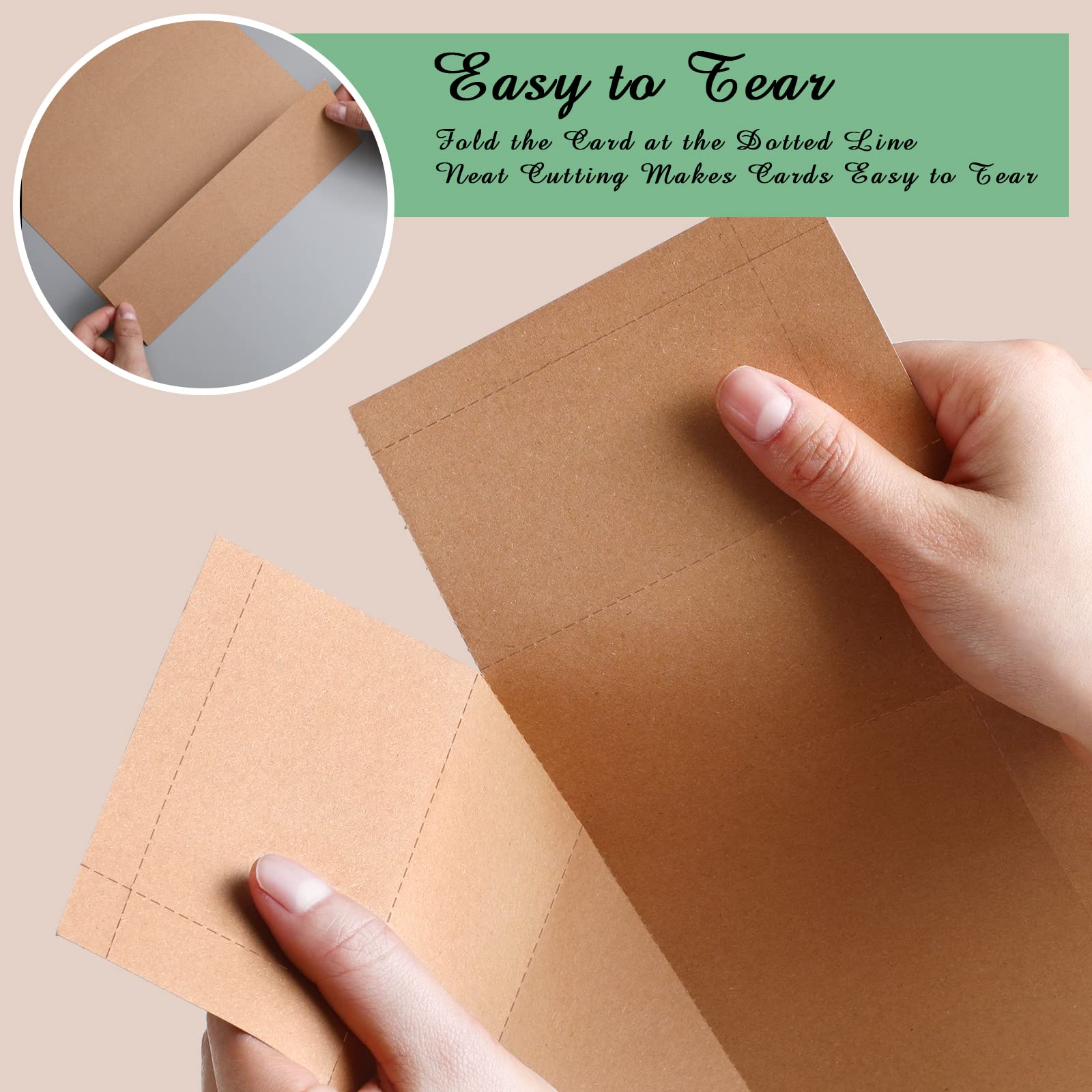 Blank Perforated Business Card Stock