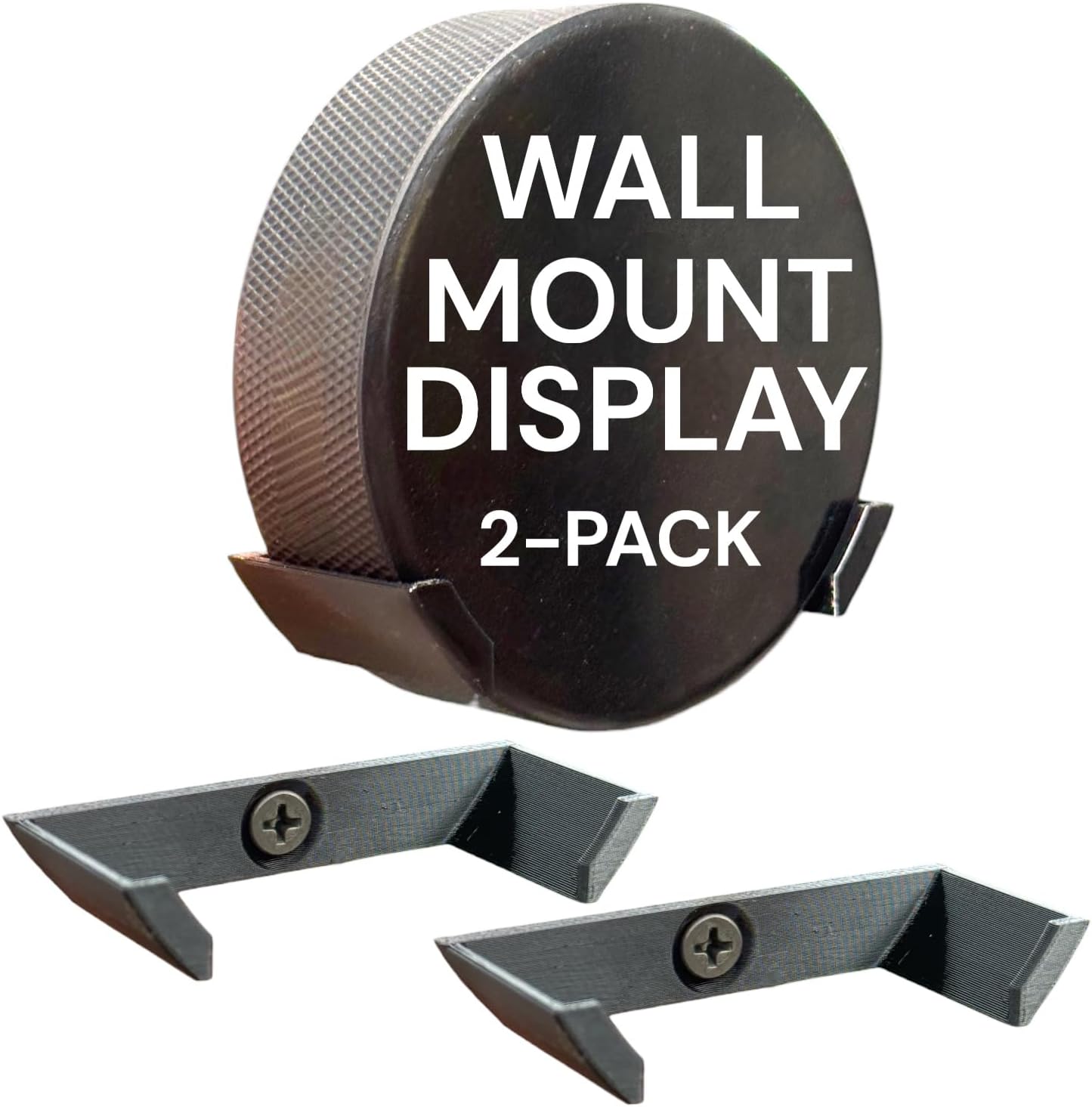 Amazon.com : Delta Loom Hockey Puck Wall Mount Display (2 Pack) | 3D ...