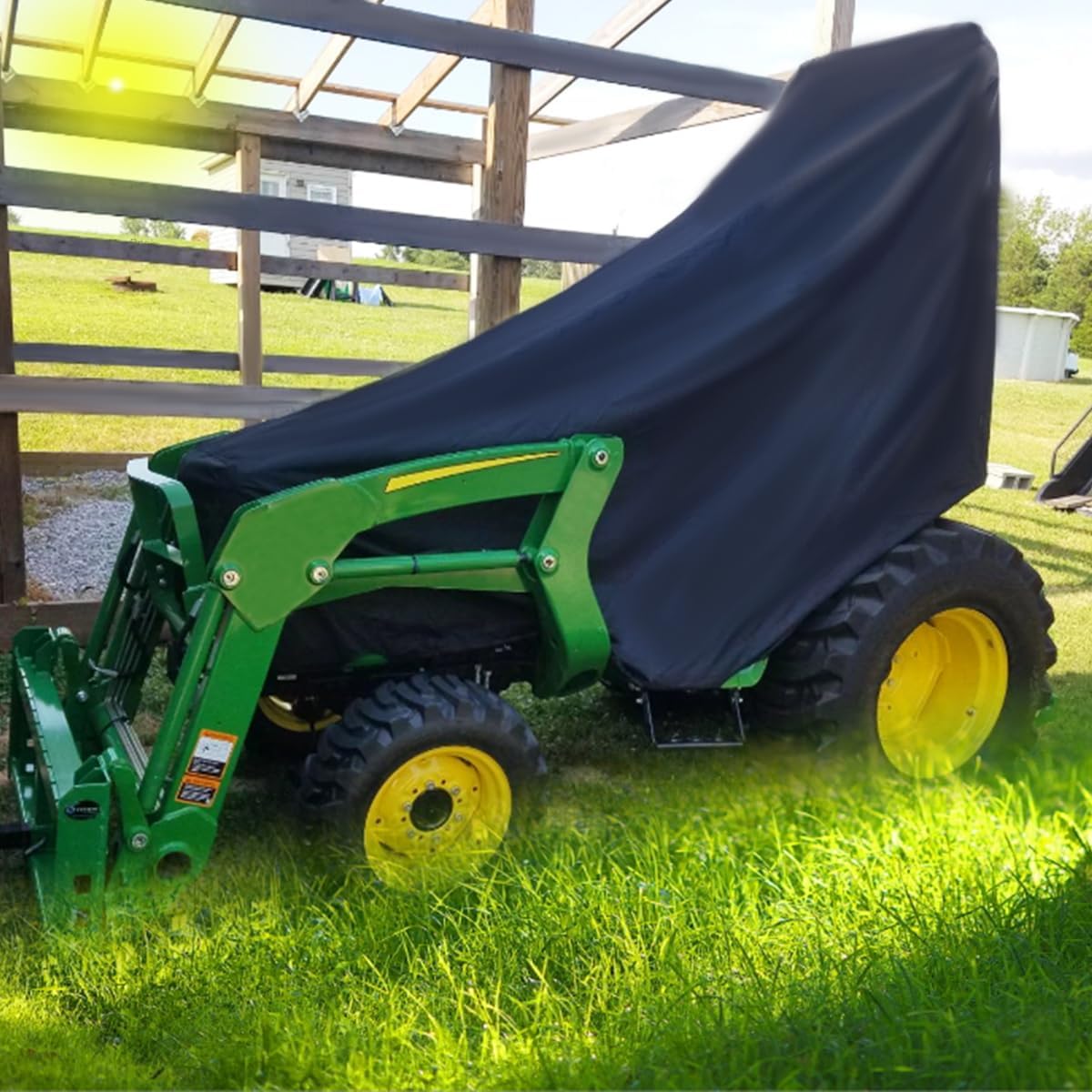 Amazon.com : Waterproof Compact Tractor Cover,Windproof Kubota Tractor ...