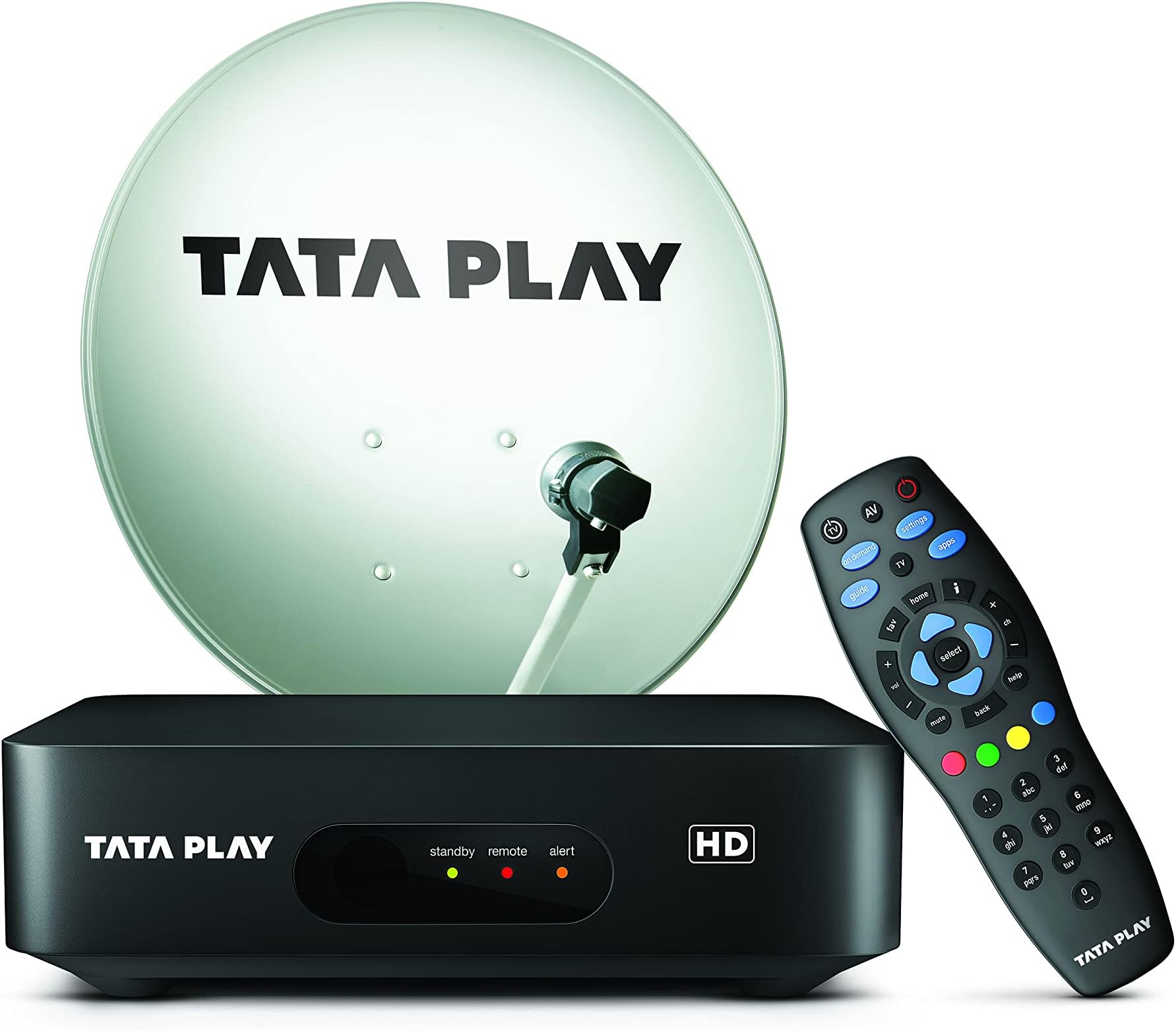 Tata Sky HD DTH Set Top Box With 1 Month Free Dhamaka Pack : Amazon.in ...