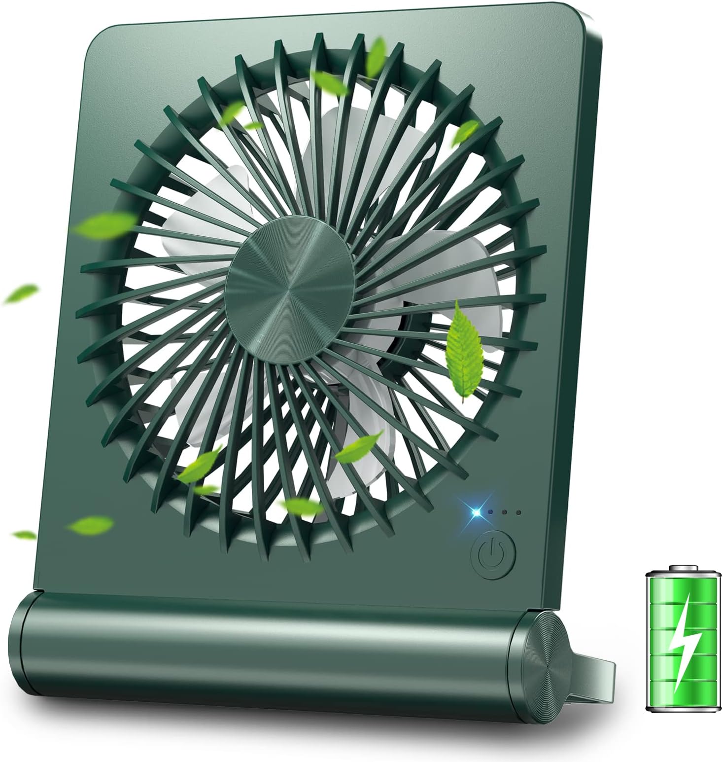 Amazon.com: Treva 10-Inch Portable Desk Battery Fan, Powered by Battery ...