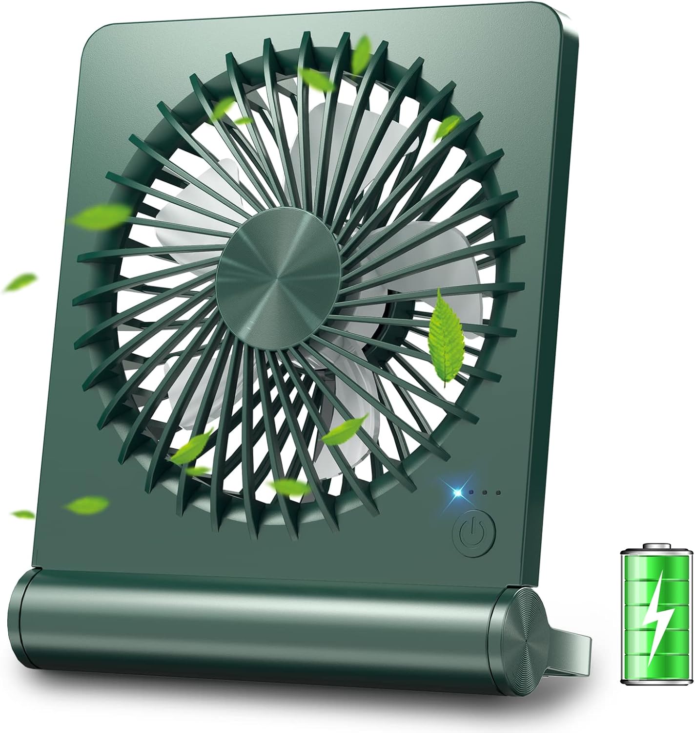 Amazon.com: veakson Small Portable Desk Fan USB&Battery Operated, 3 ...