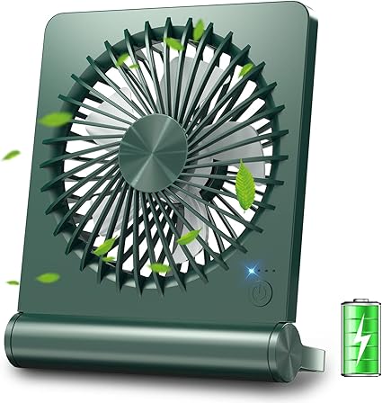 Amazon.com: veakson Small Portable Desk Fan USB&Battery Operated, 3 ...