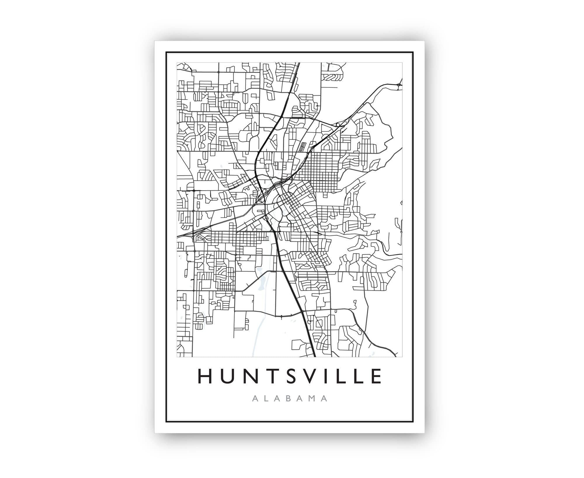 Us Map Huntsville Alabama