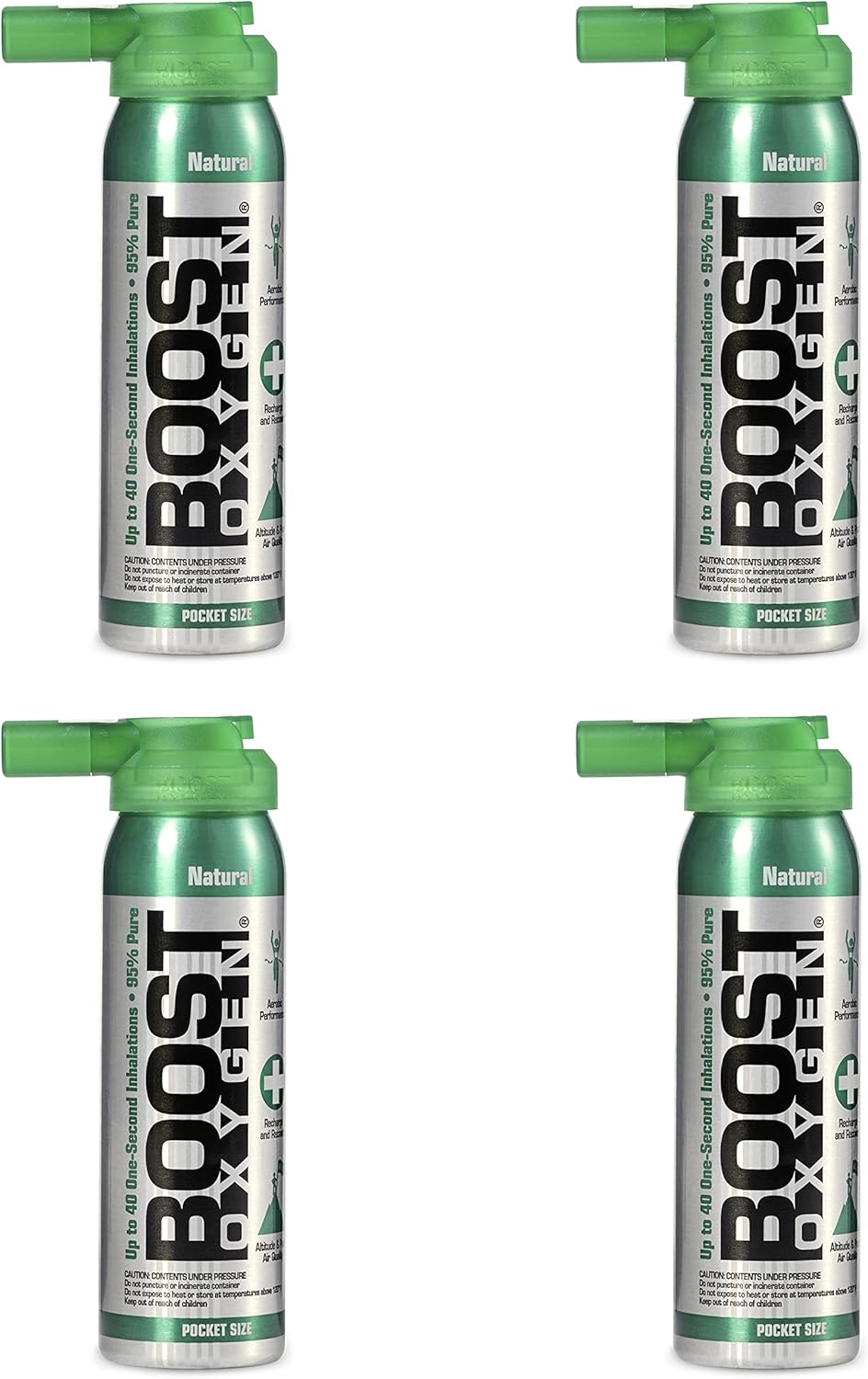 Amazon.com: Boost Oxygen Canned 2 Liter Natural Oxygen Inhaler Canister ...