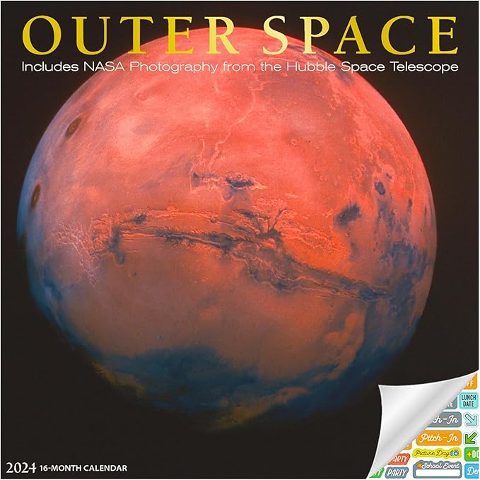 Amazon.com: NASA Calendar 2024 - Deluxe 2024 Astronomy Hubble Space ...