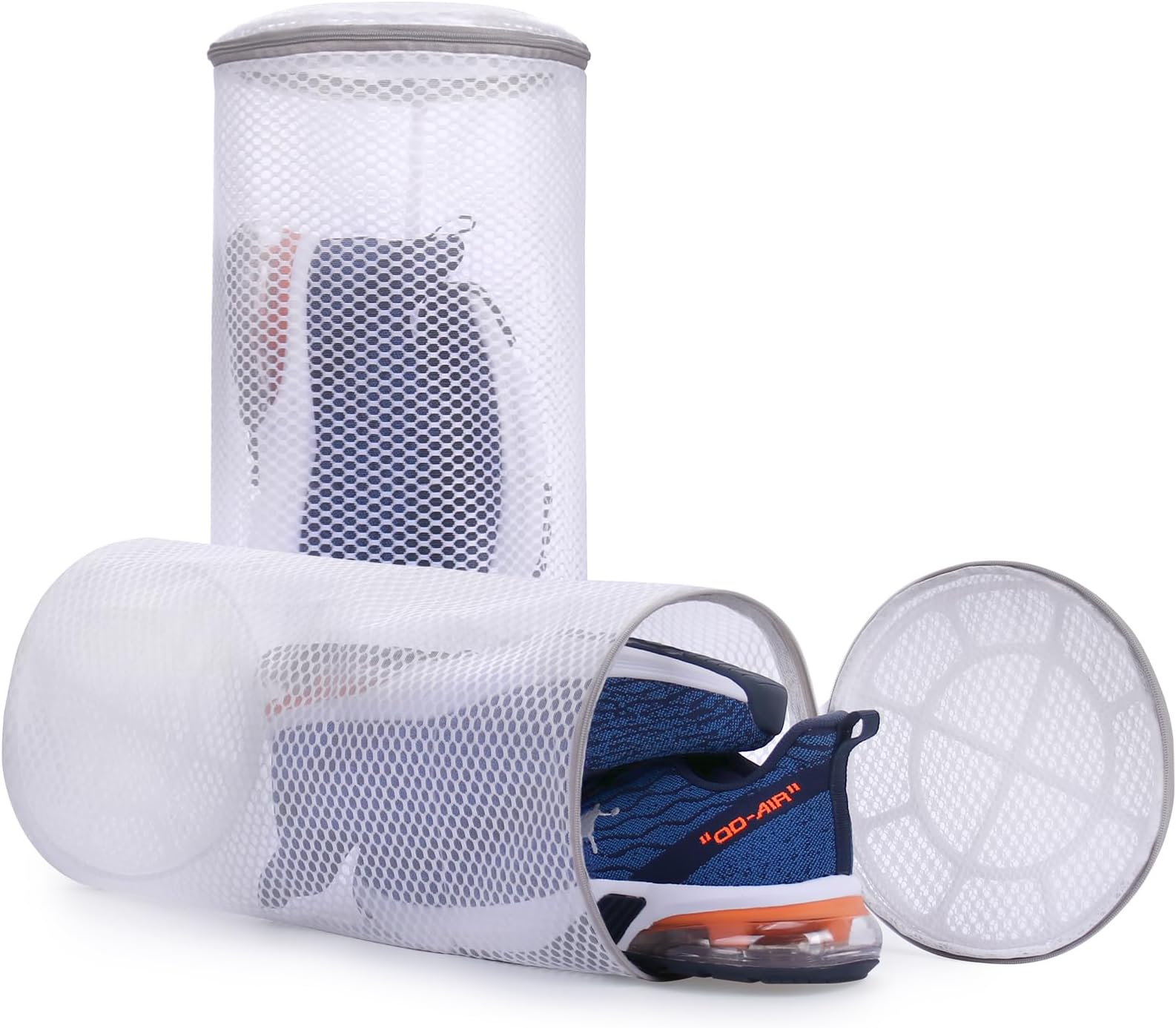 Amazon.com: 2Pcs Shoes Washing Machine Bag, Honeycomb Mesh Laundry Bags ...