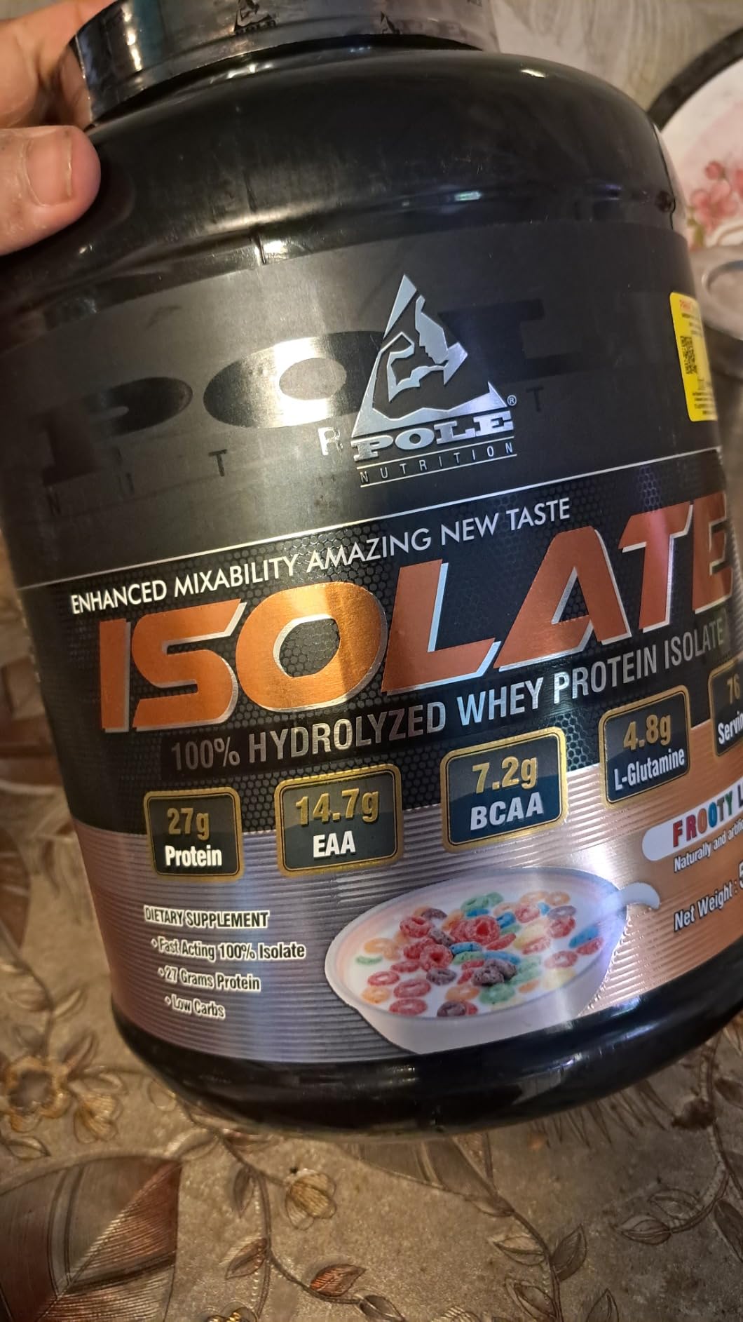 Pole Nutrition Isolate 100% Whey Protein | Chocolate Flavor | 5 lbs ...