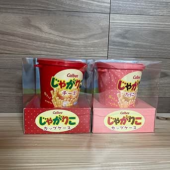Amazon.co.jp: Calbee Jagarico Cup Case, Set of 2 : Home & Kitchen