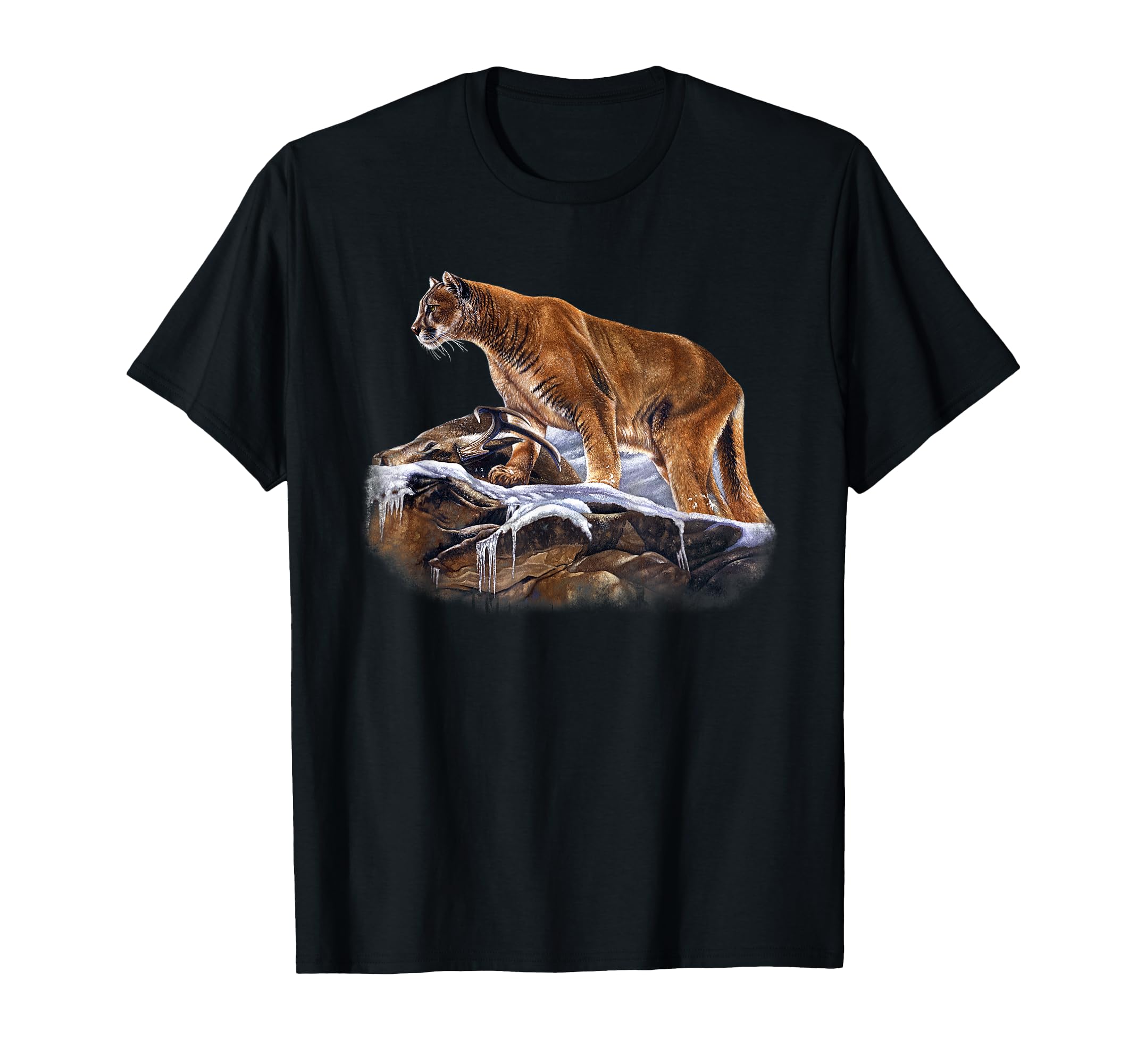 Amazon.com: Puma Wildcat Panther Mountain Lion T-Shirt : Clothing ...