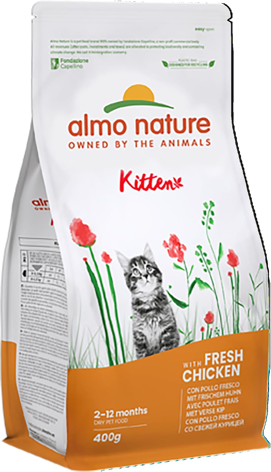 almo nature Holistic Kitten Complete Dry Food with Fresh Chicken - 2kg ...