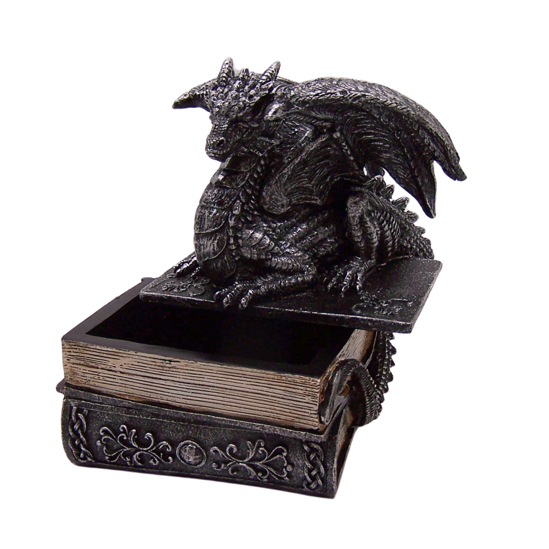 Amazon.com: Wowser Gothic Dragon Trinket Box, Majestic Medieval Jewelry ...