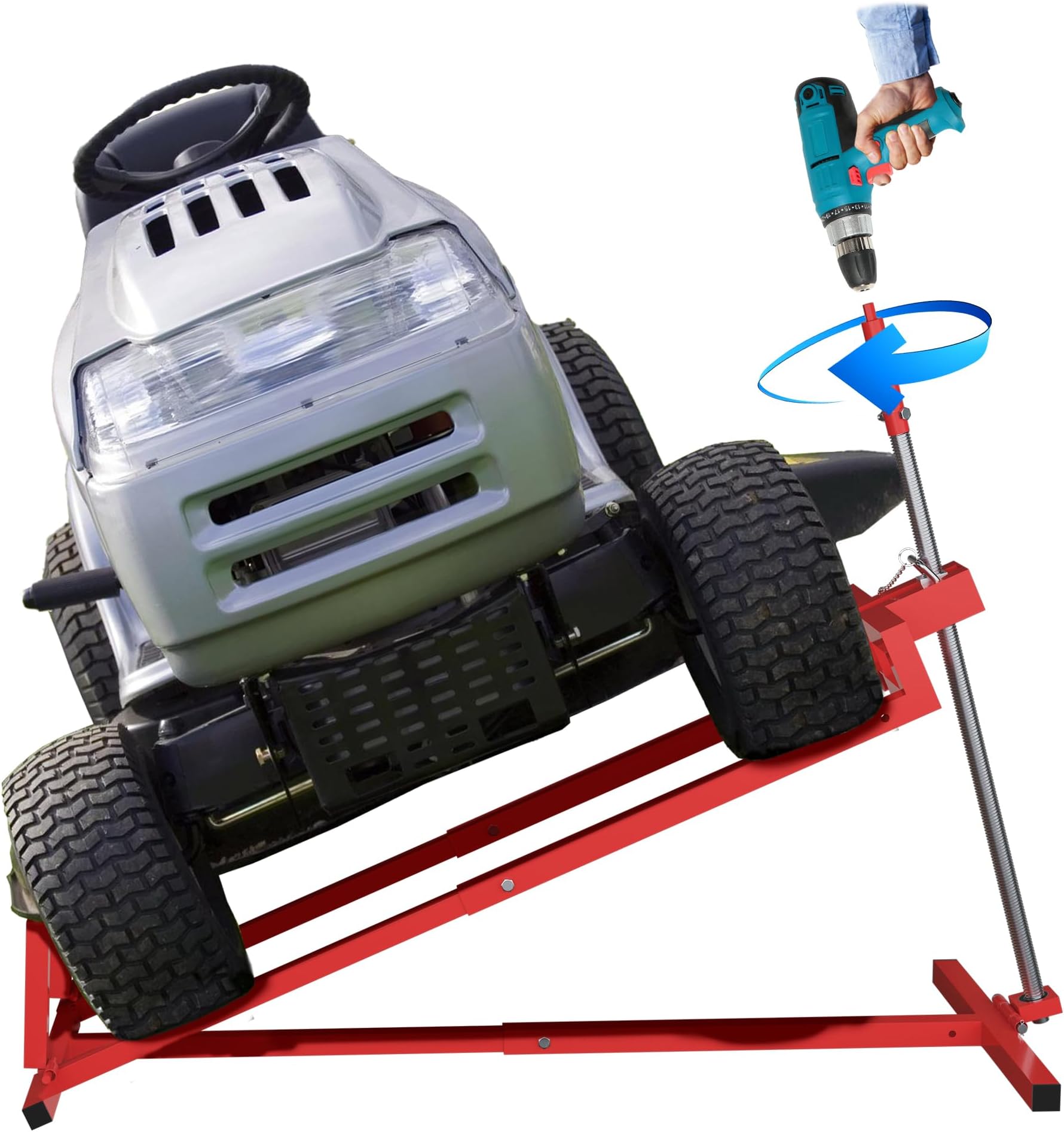 Amazon.com: Lawn Mower Lift Jack, 880 Lbs Capacity Riding Lawn Mower ...