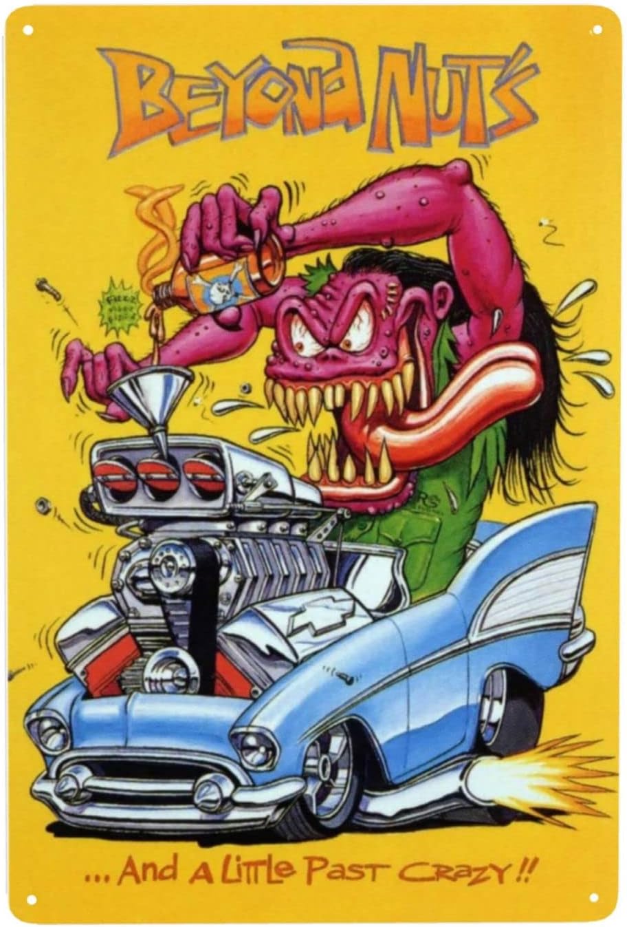 Amazon.com : Rat Fink Monster Ed Roth Big Daddy Daddy Roth Retro ...