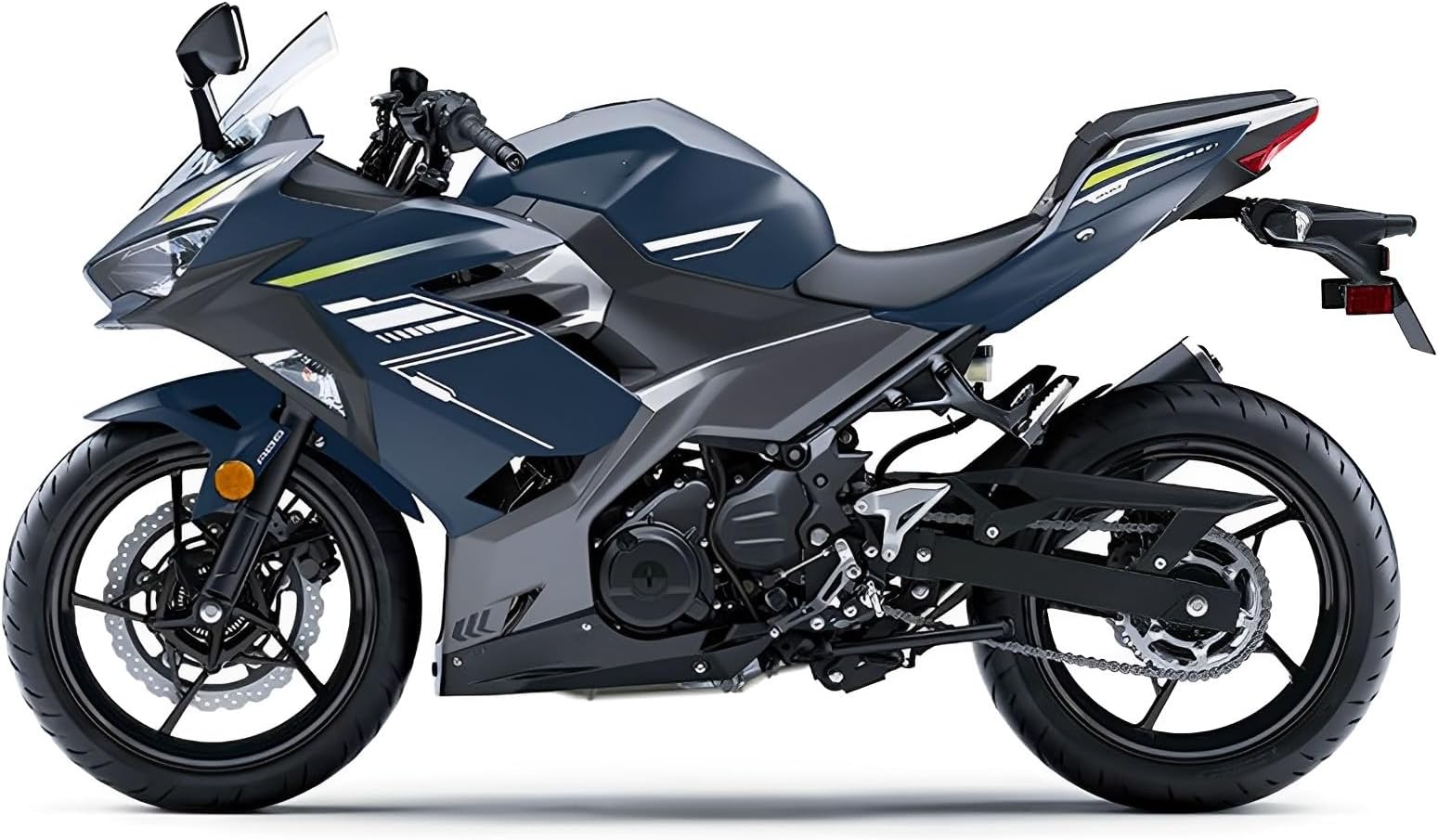 Amazon.com: ALLTOOP Blue Black Fairings fit for Kawasaki Ninja 400 ...