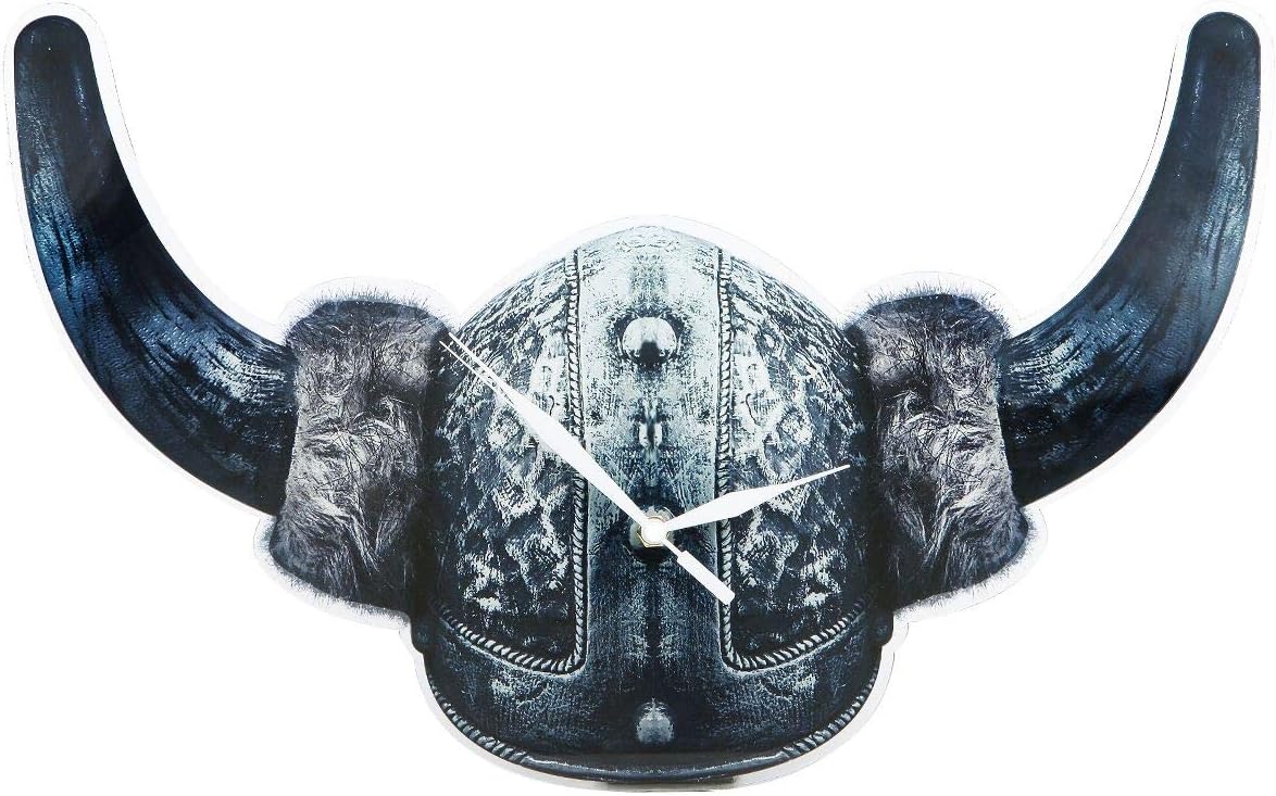 Acrylic Wall Clock Viking Helmet Wall Clock multicolour : Amazon.co.uk ...