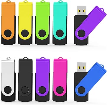 Amazon.com: 2GB USB Flash Drive 10 Pack 2 GB Thumb Drives TATMOHIK 2.0 ...
