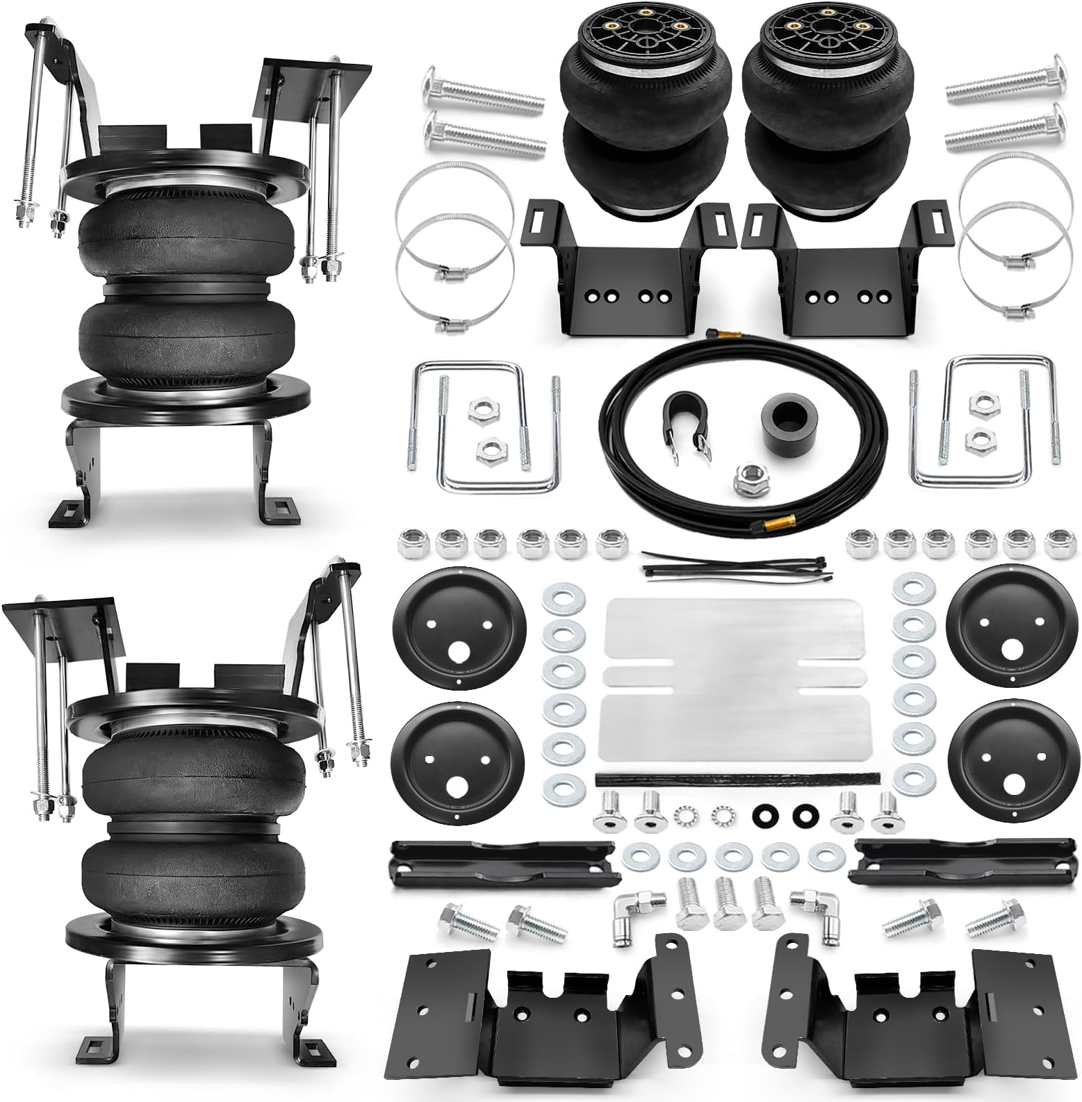 Amazon.com: KEIYSHOLCK Rear Air Spring Bag Suspension Kits Compatible ...