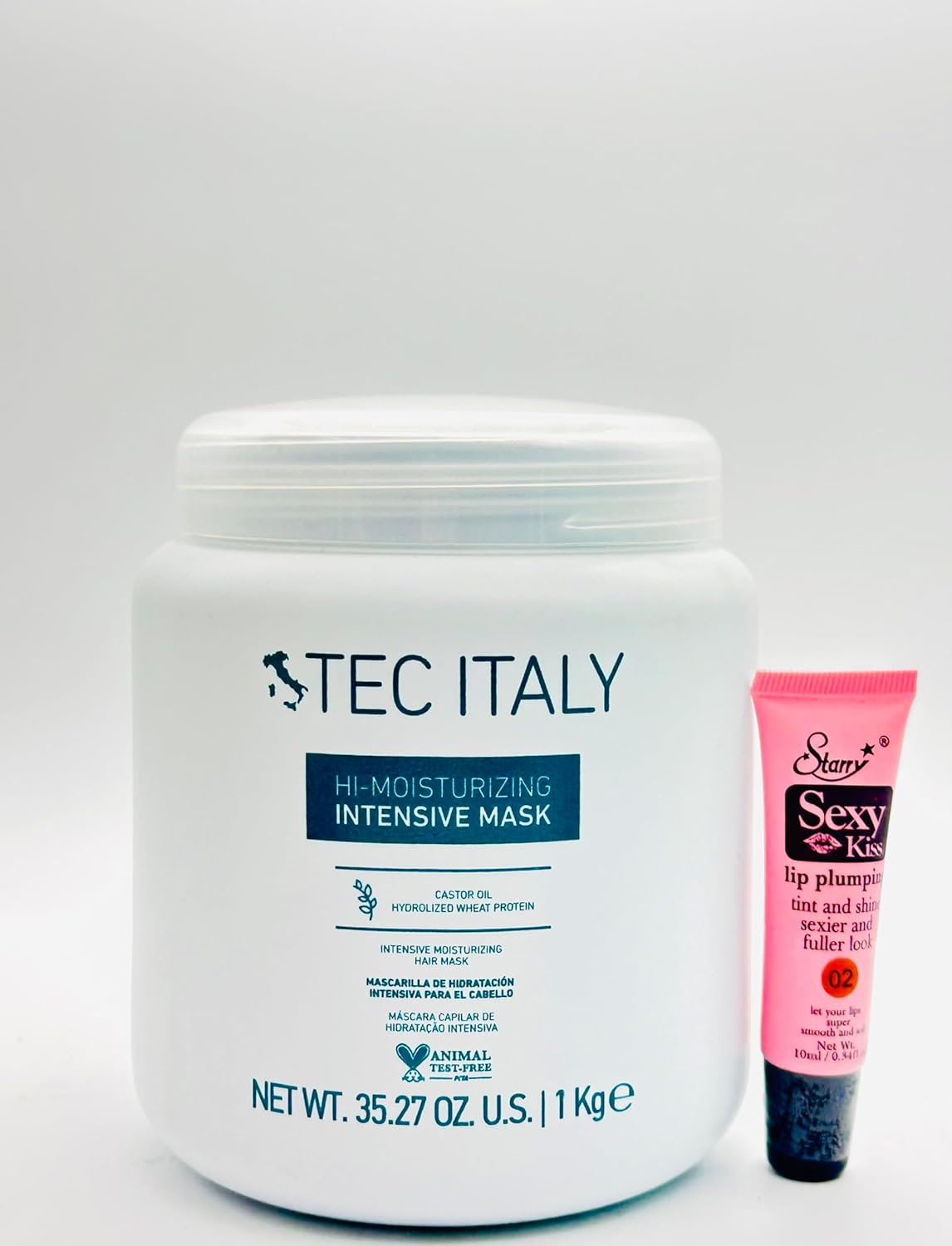 Amazon.com: Tec Italy Hi-Moisturizing Intensive Hair Mask 35.27oz/1KG ...