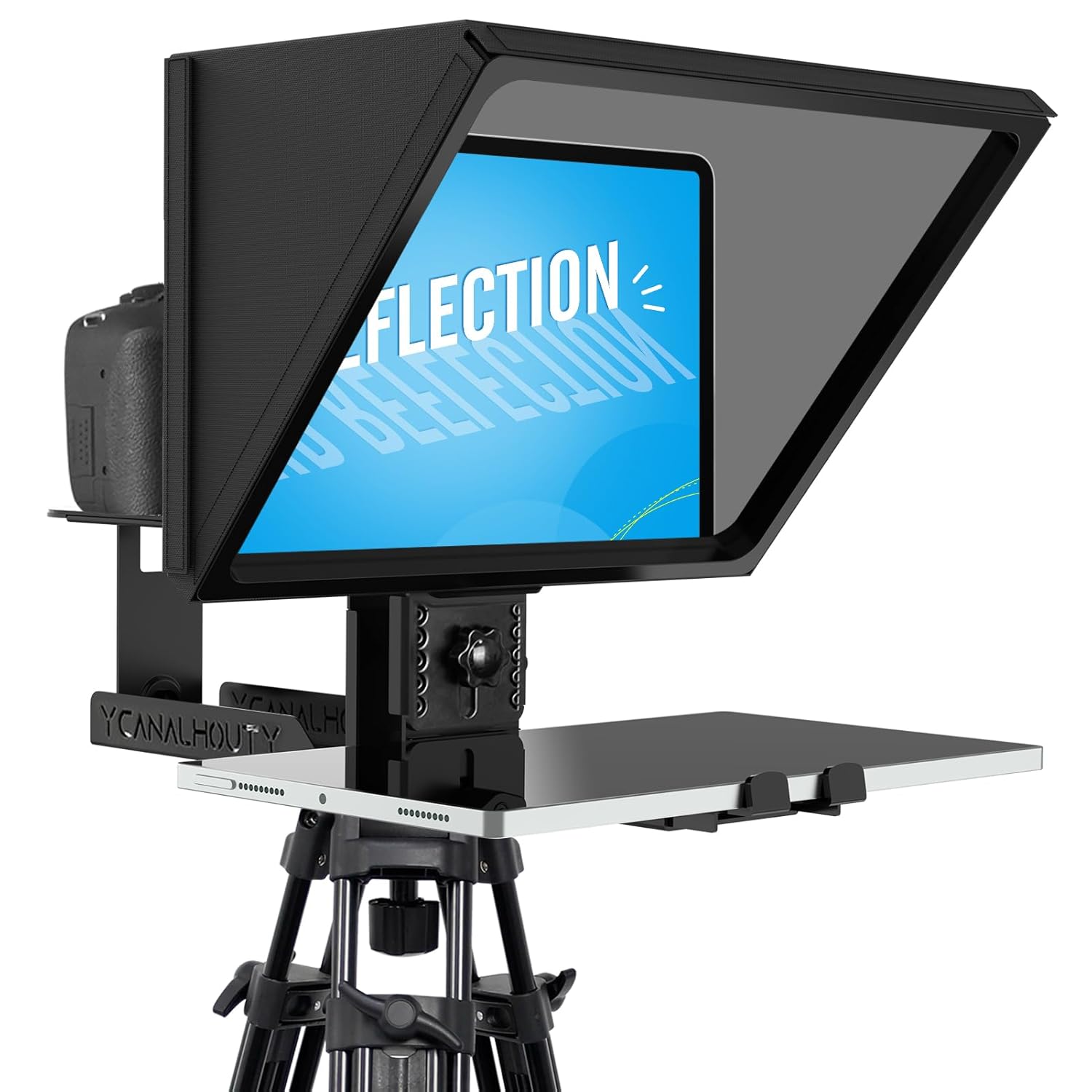 Buy 12 in Liftable Teleprompter W/Adjustable Tempered Optical Glass ...