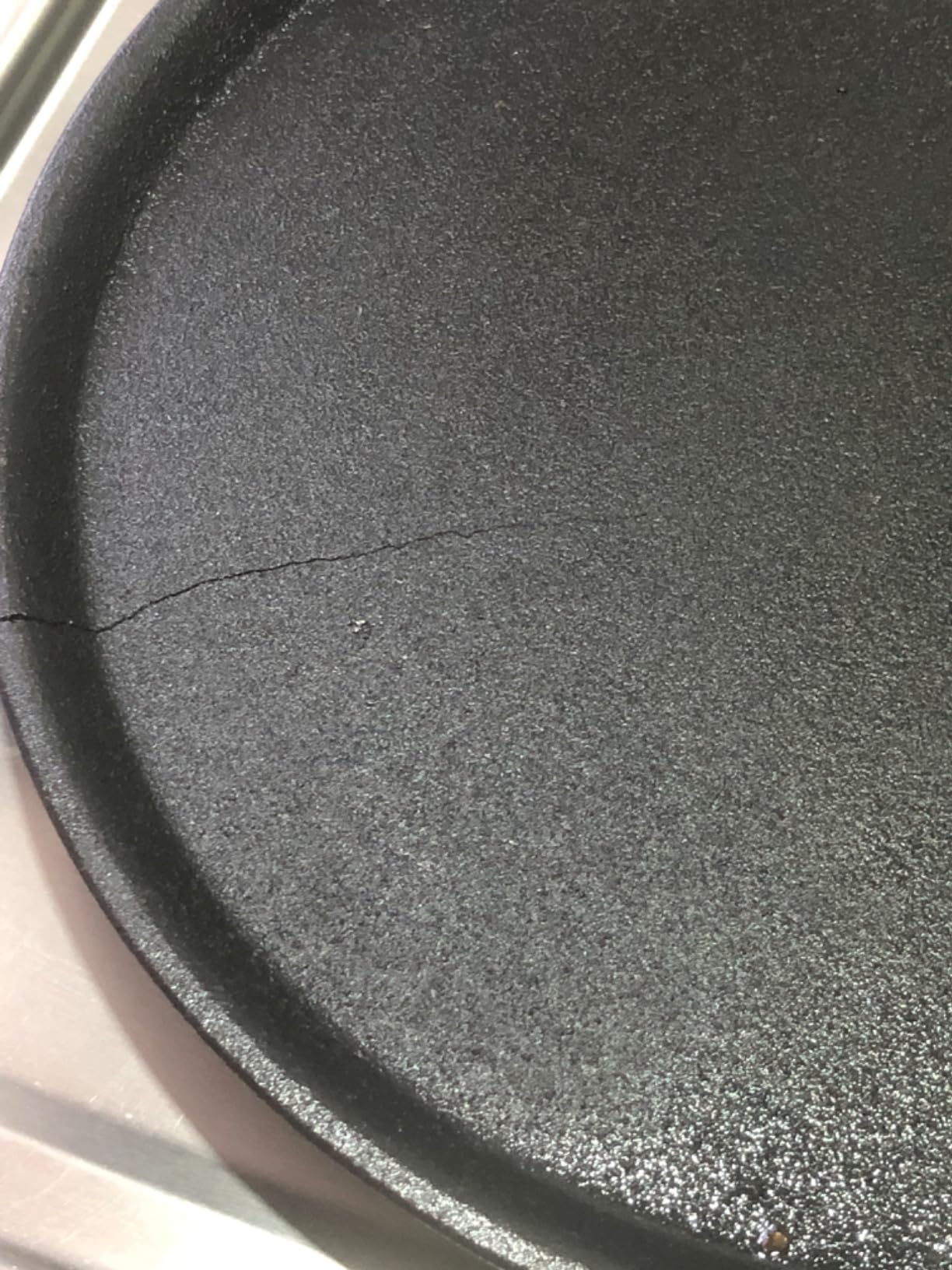 Classica Pre-Seasoned Cast Iron Flat Pan, 28 cm Black: Frying Pans ...