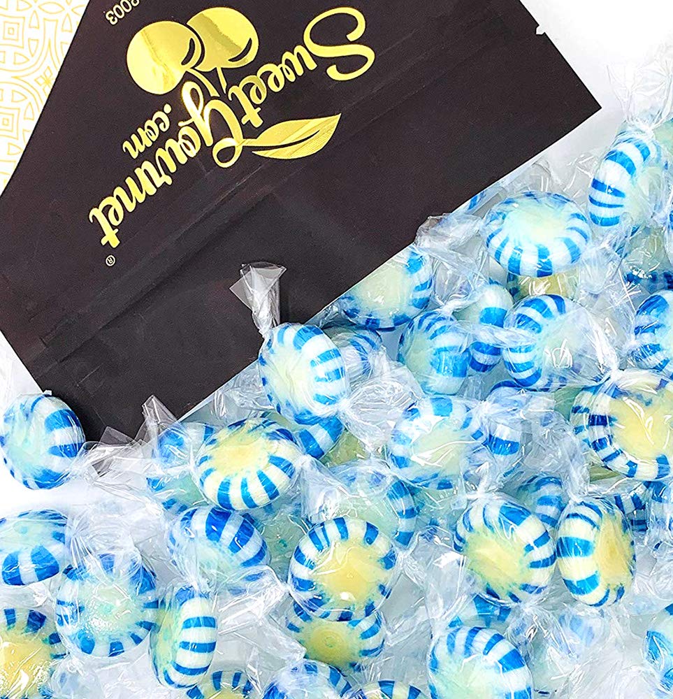 Amazon.com : SweetGourmet Wintergreen Starlight Mints | Blue White ...