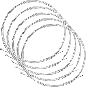 cyclingcolors 5 Stück Fahrrad schaltzug 1.2mm 2.7m Stahl schaltseil für Fahrrad rennrad ...