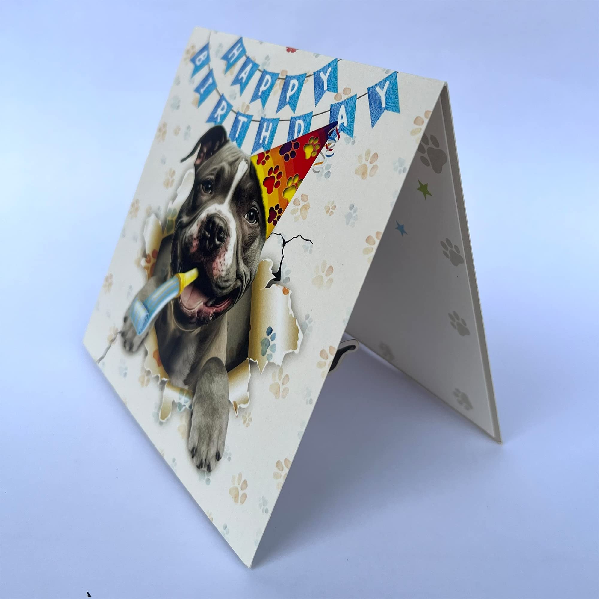 Funny Pitbull Happy Birthday Cards Big Happy Birthday Brother: Funny
