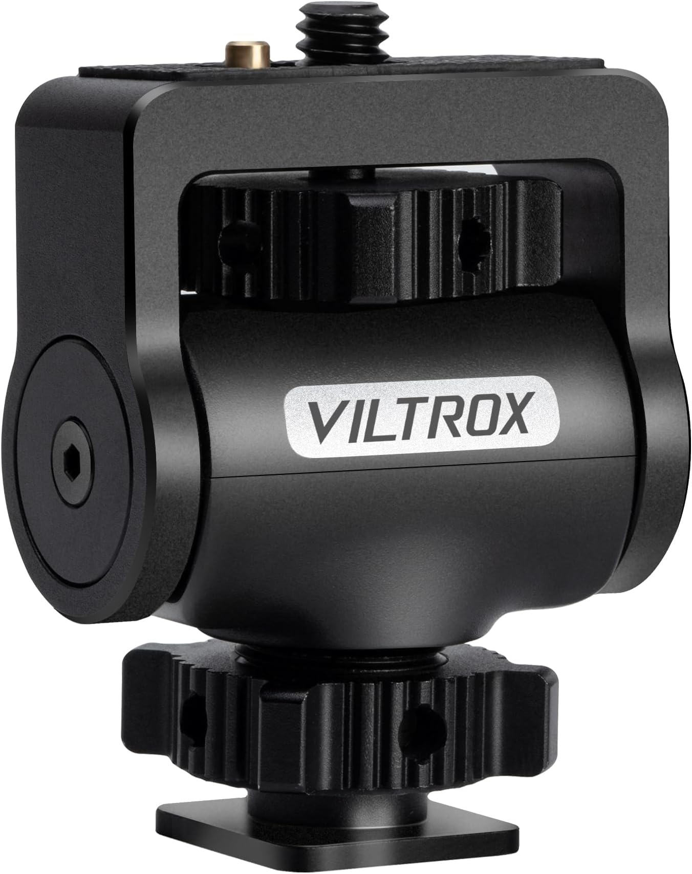 Amazon.com : Adjustable Gimbal Monitor Cold Shoe Adapter, Metal Field ...