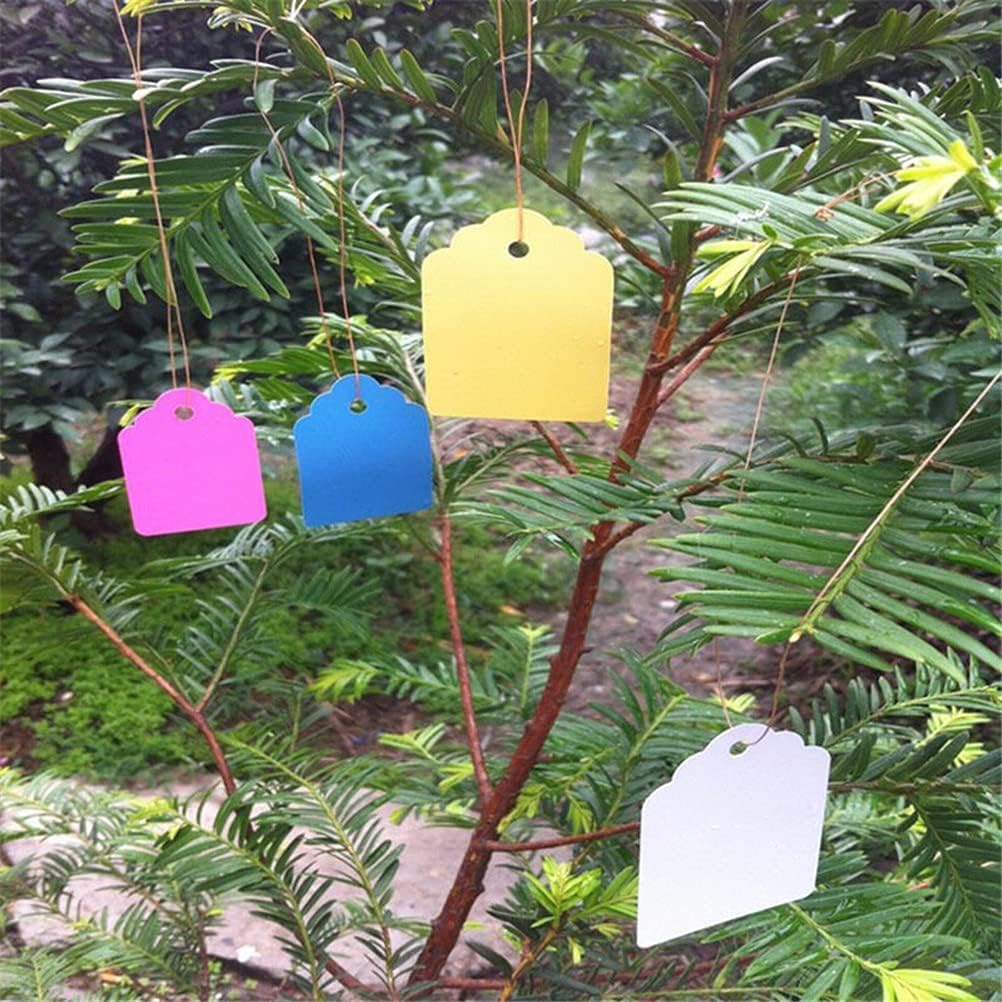 Happyyami 500pcs Strip Line Plastic Plant Labels Garden Nursery Pots ...