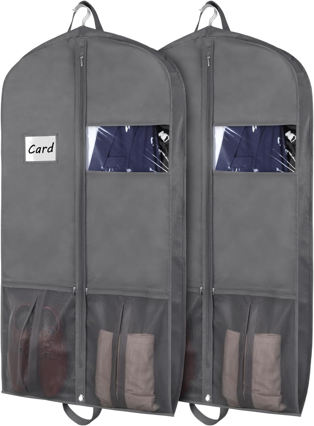Amazon.com: Zilink 43" Suit Bags for Closet Storage and Travel Gusseted ...