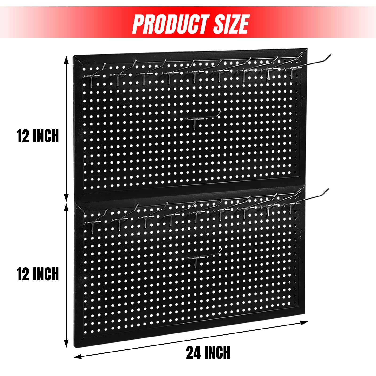 Snapklik.com : Torin 22 Piece Metal Wall Pegboard Utility Tool Storage ...