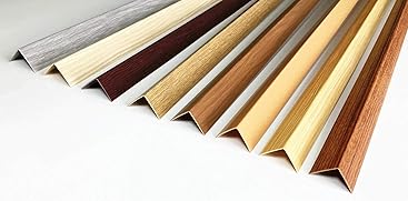 WOOD EFFECT PLASTIC PVC CORNER 90 DEGREE ANGLE TRIM 2.5 METERS VARIOUS ...