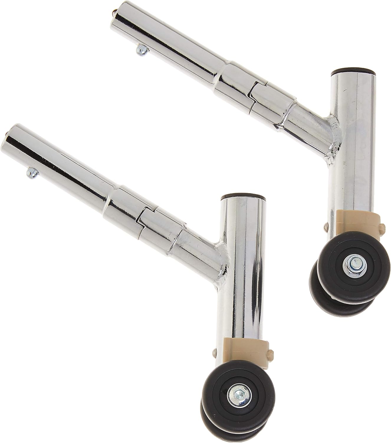 Drive Medical Anti-Tippers with Wheels, Chrome, 3", 1 Each 1 count ...