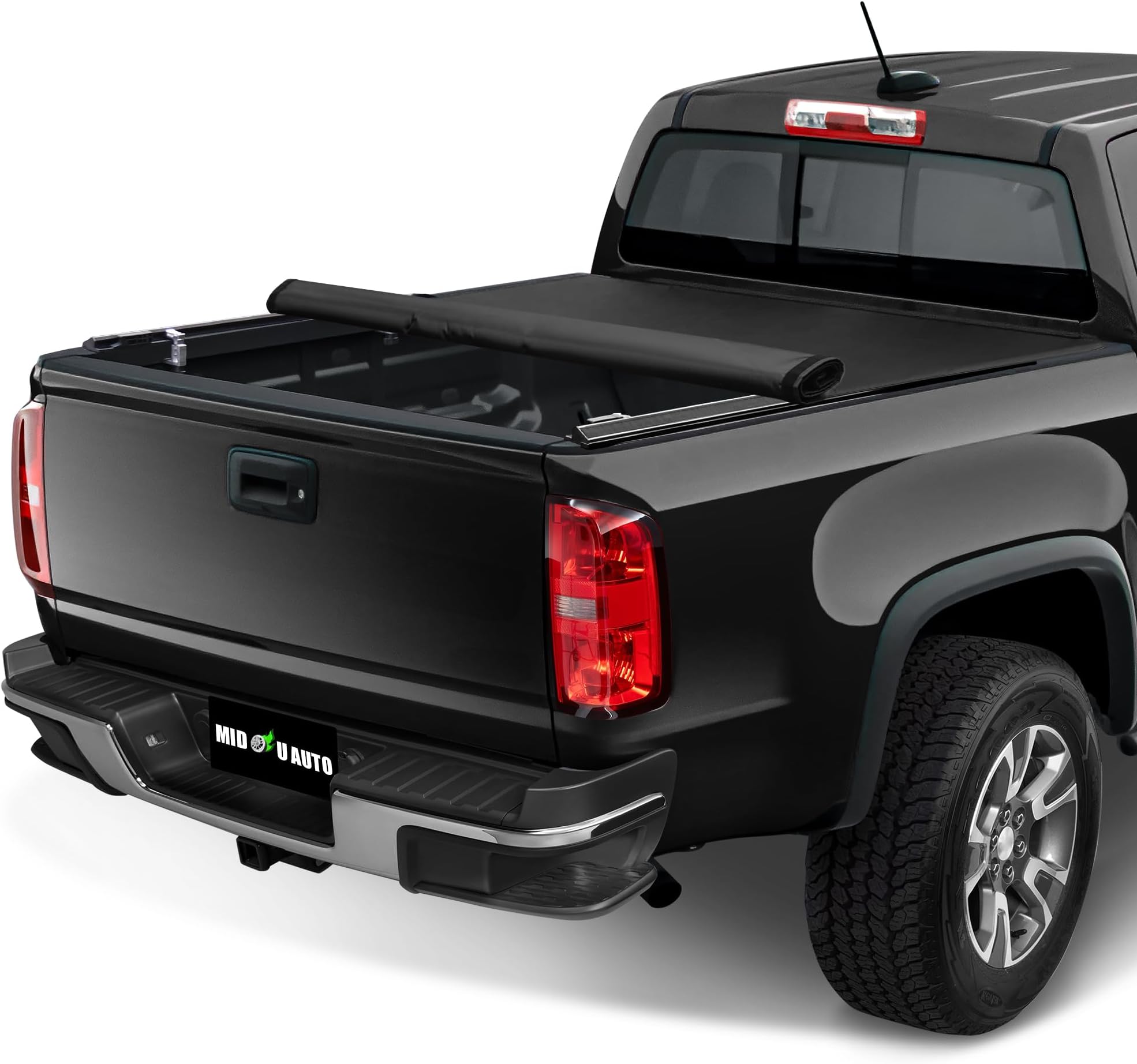 Amazon.com: MIDOU AUTO Soft Roll Up Truck Bed Tonneau Cover Compatible ...