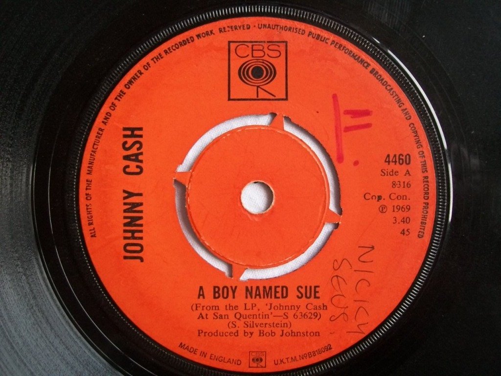 Amazon.com: A Boy Named Sue - Johnny Cash 7" 45: CDs & Vinyl
