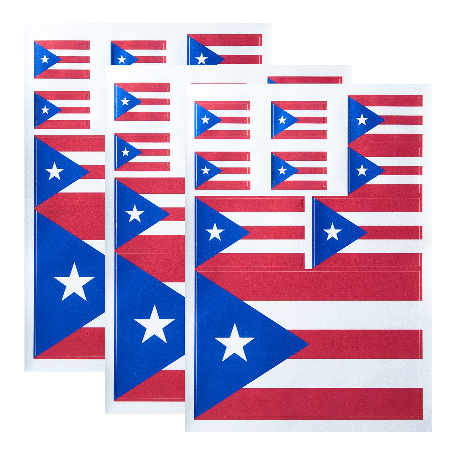 Amazon.com: HSQCEZ 3 Pack(27Pcs) Puerto Rico Flag Decal -Tactical ...