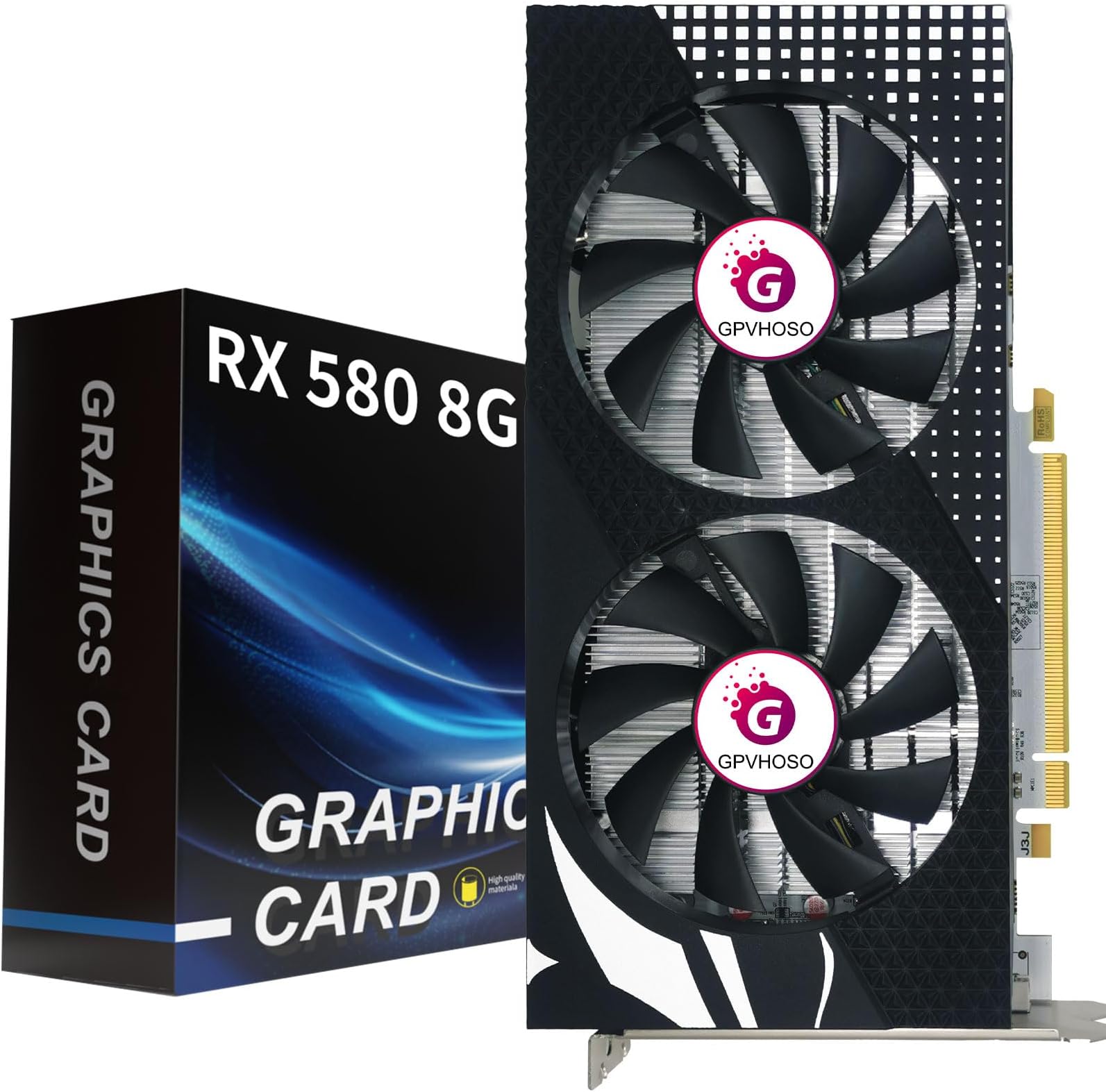 Amazon.com: Radeon RX 580 8GB Graphics Card, GDDR5 1289MHz 2048SP ...