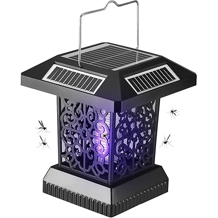 Amazon.com : XXBUGS Solar Bug Zapper,Cordless Mosquito Killer,Insect ...