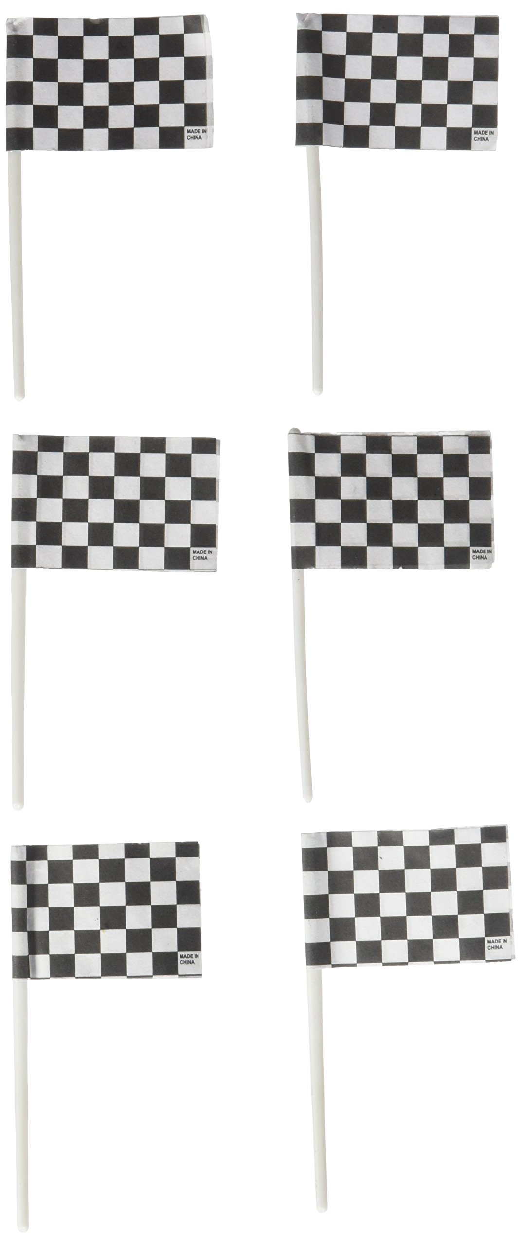 Checkered Flag Cupcake Topper Finish Checkered Flag Racing Von The