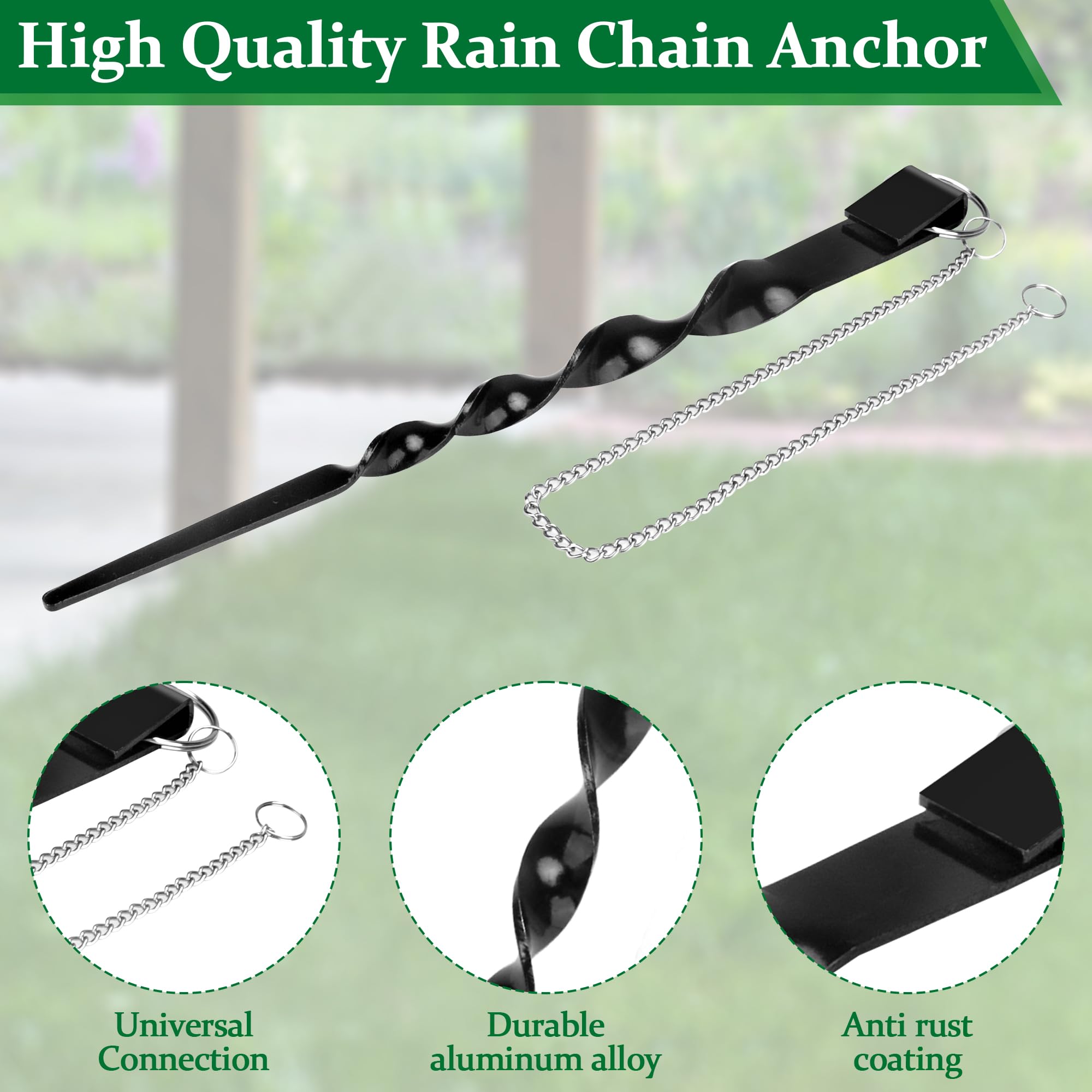 Rain Catcher Chain Aazon.co : Rain Chains Direct Square Link Rain Chain ...