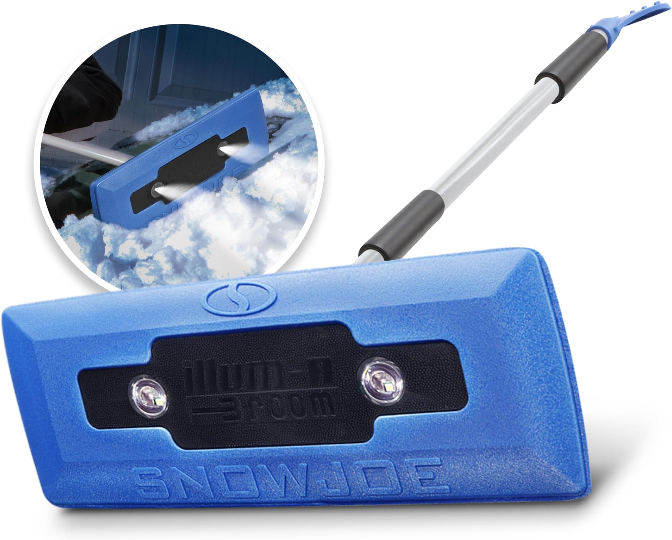 Amazon.com: Snow Joe SJBLZD-LED 4-in-1 Telescoping Scracth-Free Snow ...