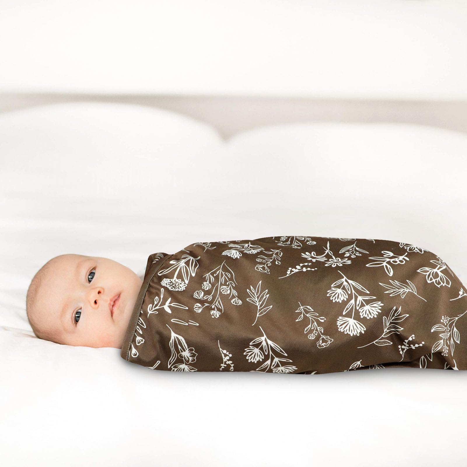 Amazon.com: Viviland Jersey Swaddle Blanket, Ultra Soft Stretchy ...