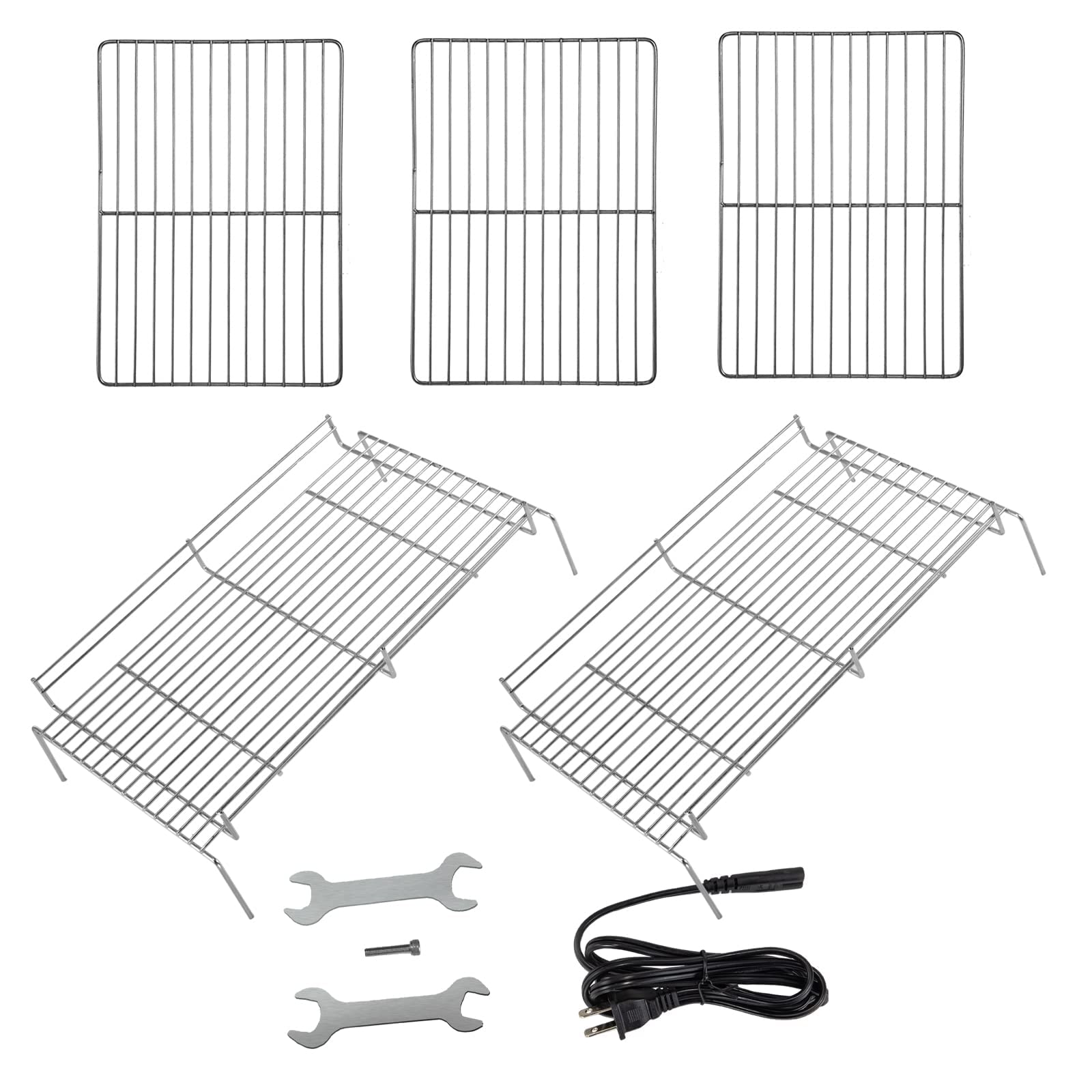 VEVOR 88 LBS Rotisserie Grill Roaster with Wind Deflector, 45W BBQ ...