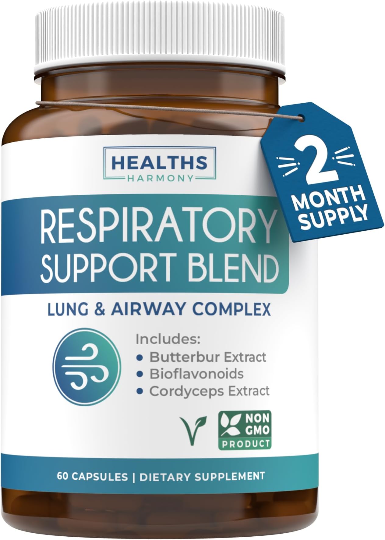 Amazon.com: Healthy Lungs 120 Capsules - Improve Lung Function, Breathe ...