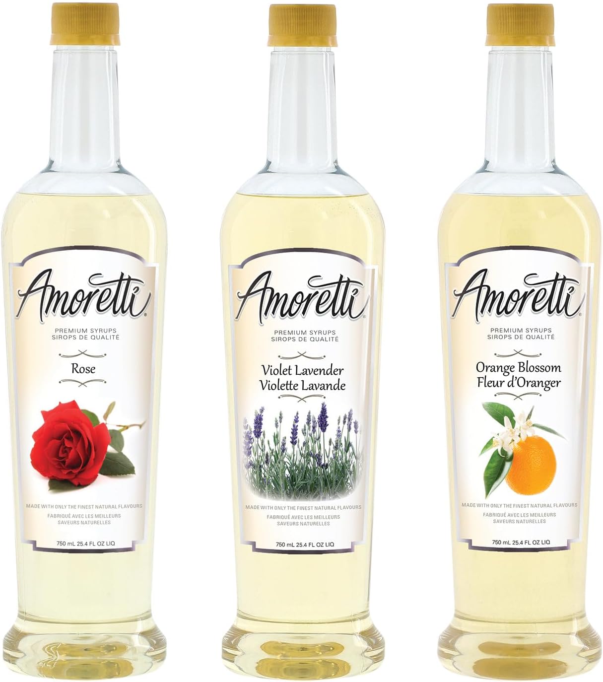 Amazon.com: Amoretti Premium Syrups Classic 3 Pack (750ml) : Grocery ...